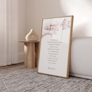 Psalm 127:3-5 Children Are a Gift of the Lord Bible Verse Children ...