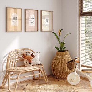 Kids Bible Verse, Scripture Poster Boho Wall Art, Church Sunday School ...