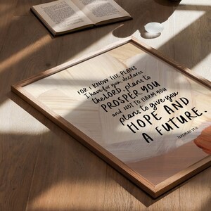 Jeremiah 29:11 for I Know the Plans I Have for You, Bible Verse Digital ...