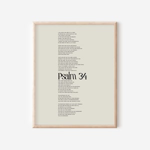 Psalm 34 - Etsy