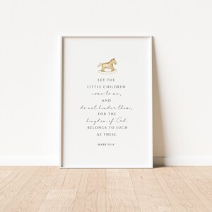 Mark 10:14 Let the Little Children Come to Me Bible Verse - Etsy