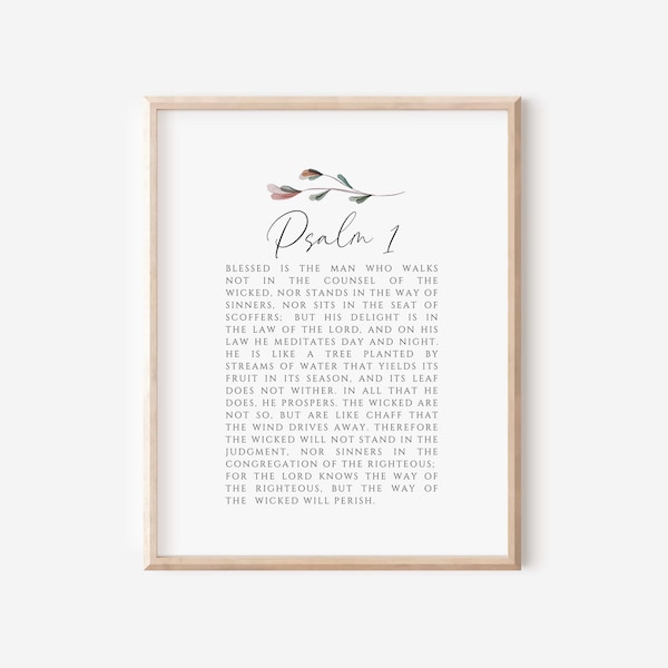 Psalm 1 - Etsy