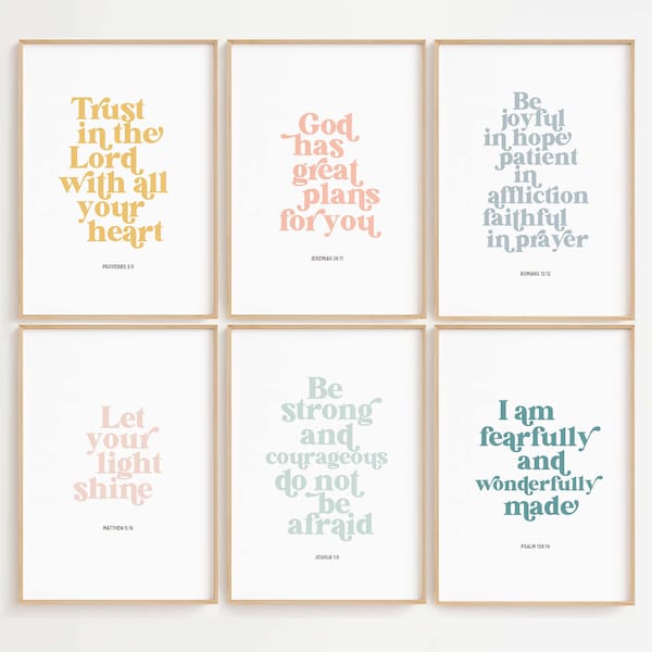 Bible Verse Decor - Etsy