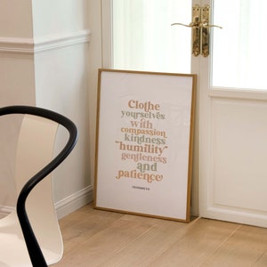 Colossians 3:12 Clothe Yourselves With Compassion Kindness, Modern ...