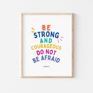 Kids Bible Verse, Scripture Poster Wall Art, Church Sunday School Decor ...