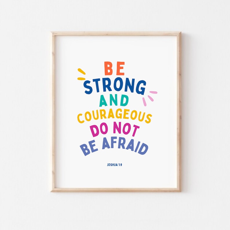 Kids Bible Verse Scripture Poster Wall Art Church Sunday - Etsy