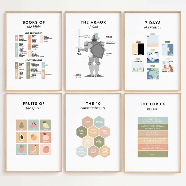 Sunday School Wall Art - Etsy