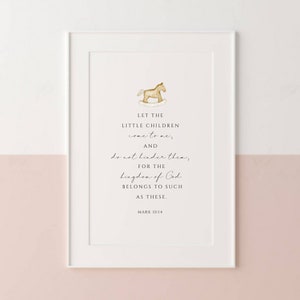 Mark 10:14 Let the Little Children Come to Me Bible Verse - Etsy