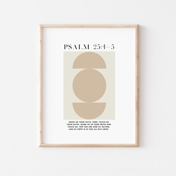 Psalm 25 4 5 Wall Art - Etsy Psalm 25 4 5 Wall Art - Etsy