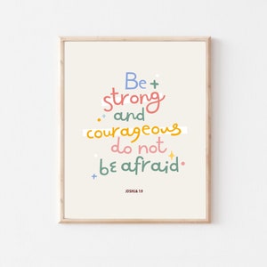 Kids Bible Verse, Scripture Poster Whimsical Wall Art, Church Sunday ...