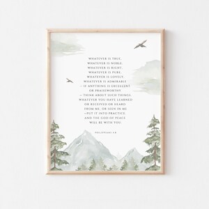 Philippians 4:8 Whatever is True Whatever is Noble Scripture Bible ...