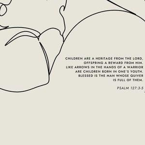 Psalm 127:3-5 Children Are a Gift of the Lord Bible Verse Children ...