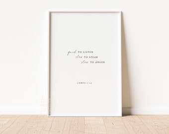 James 1 19 - Etsy