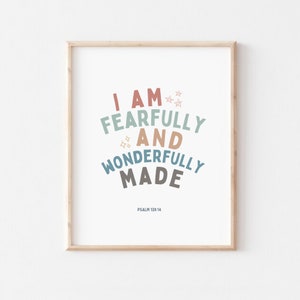 Kids Bible Verse Wall Art, Sunday School Decor, Christian Education ...