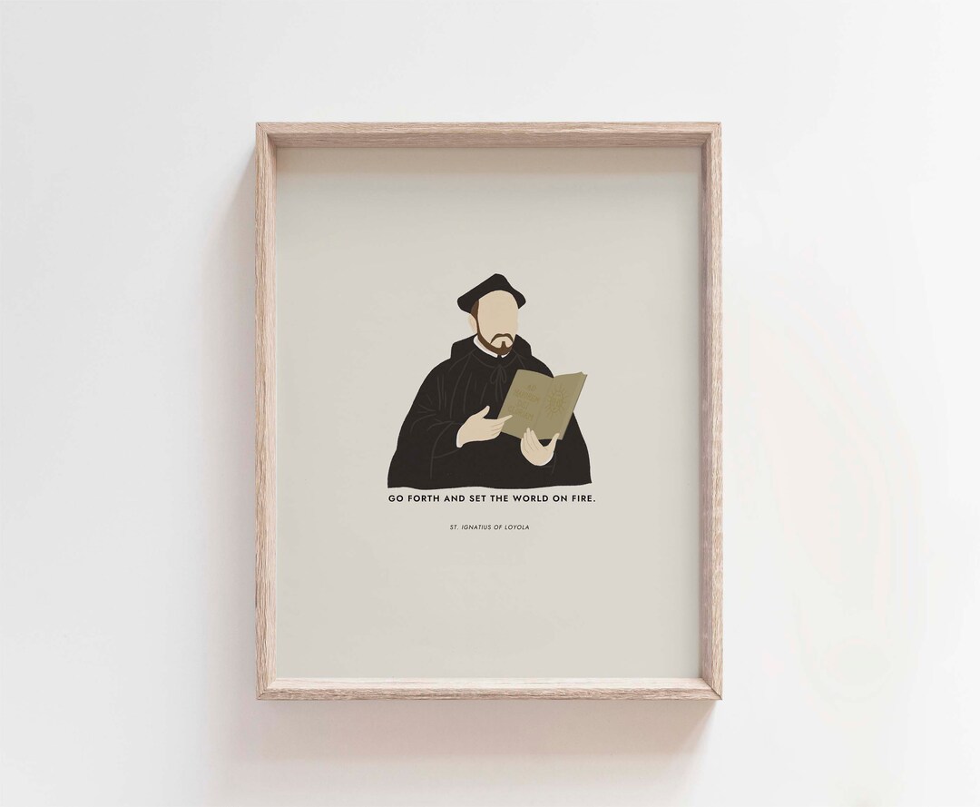 St Ignatius of Loyola Quote Art: Catholic Jesuit Print (digital ...