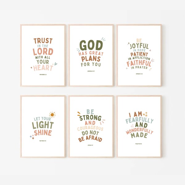 Scripture Wall Art - Etsy