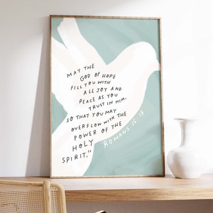 Romans 15:13 May the God of Hope Fill You With All Joy and Peace Bible ...