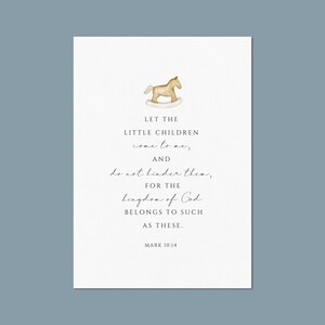 Mark 10:14 Let the Little Children Come to Me Bible Verse - Etsy