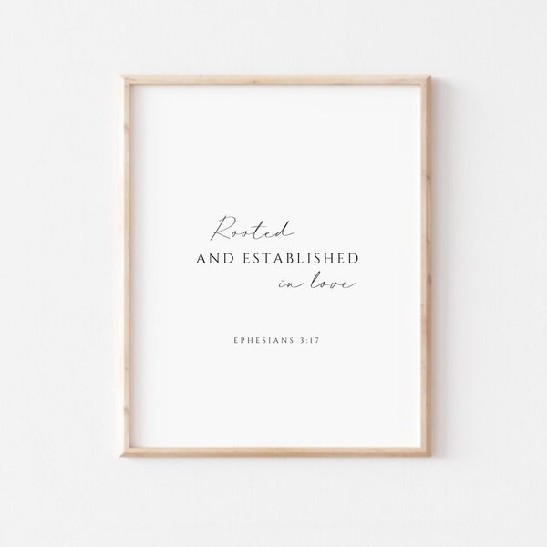 Rooted in Love Wall Art - Etsy