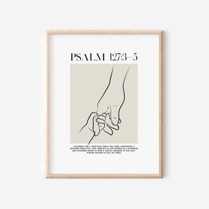 Psalm 127:3-5 Children Are a Gift of the Lord Bible Verse Children ...
