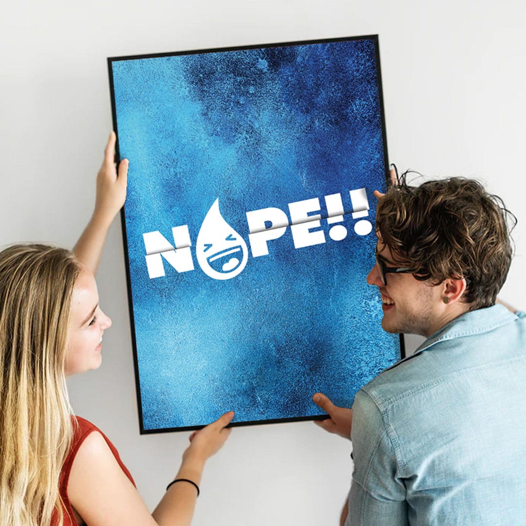 MTG Art Poster, Nope Game Room Decor, Magic the Gathering Wall Art, MTG Gift - Etsy