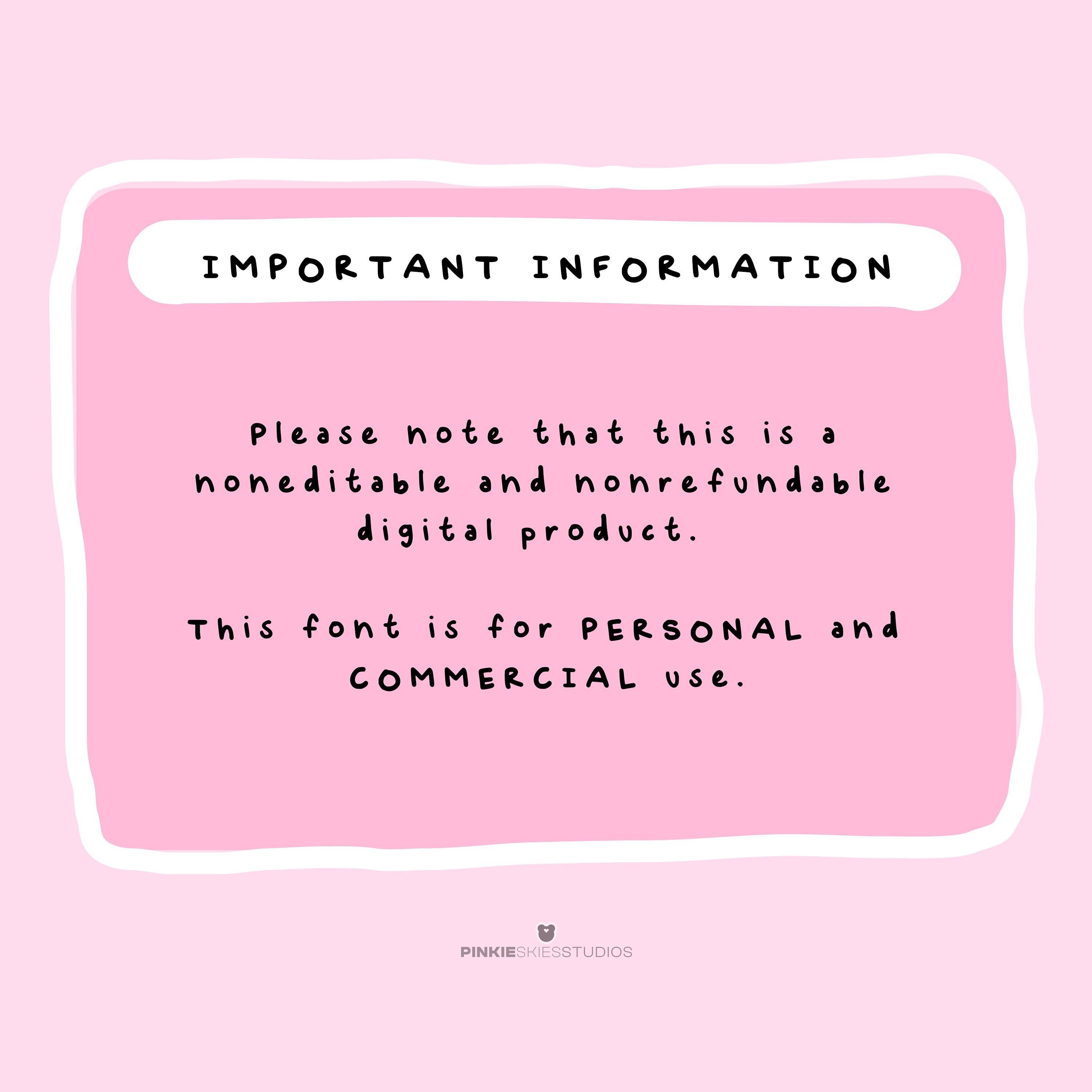 Clio Cute Handwritten Font for Vtuber Logos Notetaking and Journaling ...