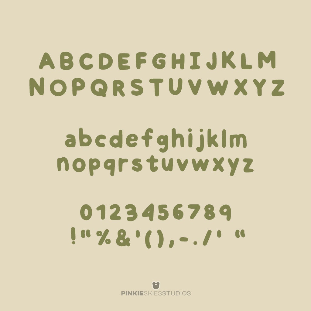 Vanilla Bean | Bubble Handwritten Font for Vtuber Logos - Goodnotes ...