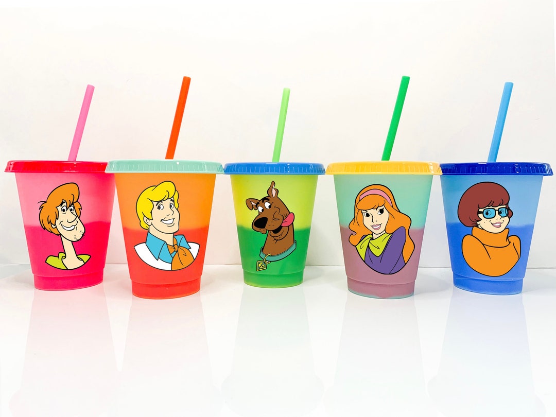 Color Changing Cold Cup - Scooby Doo Kids Cup - Custom Kids Cup ...