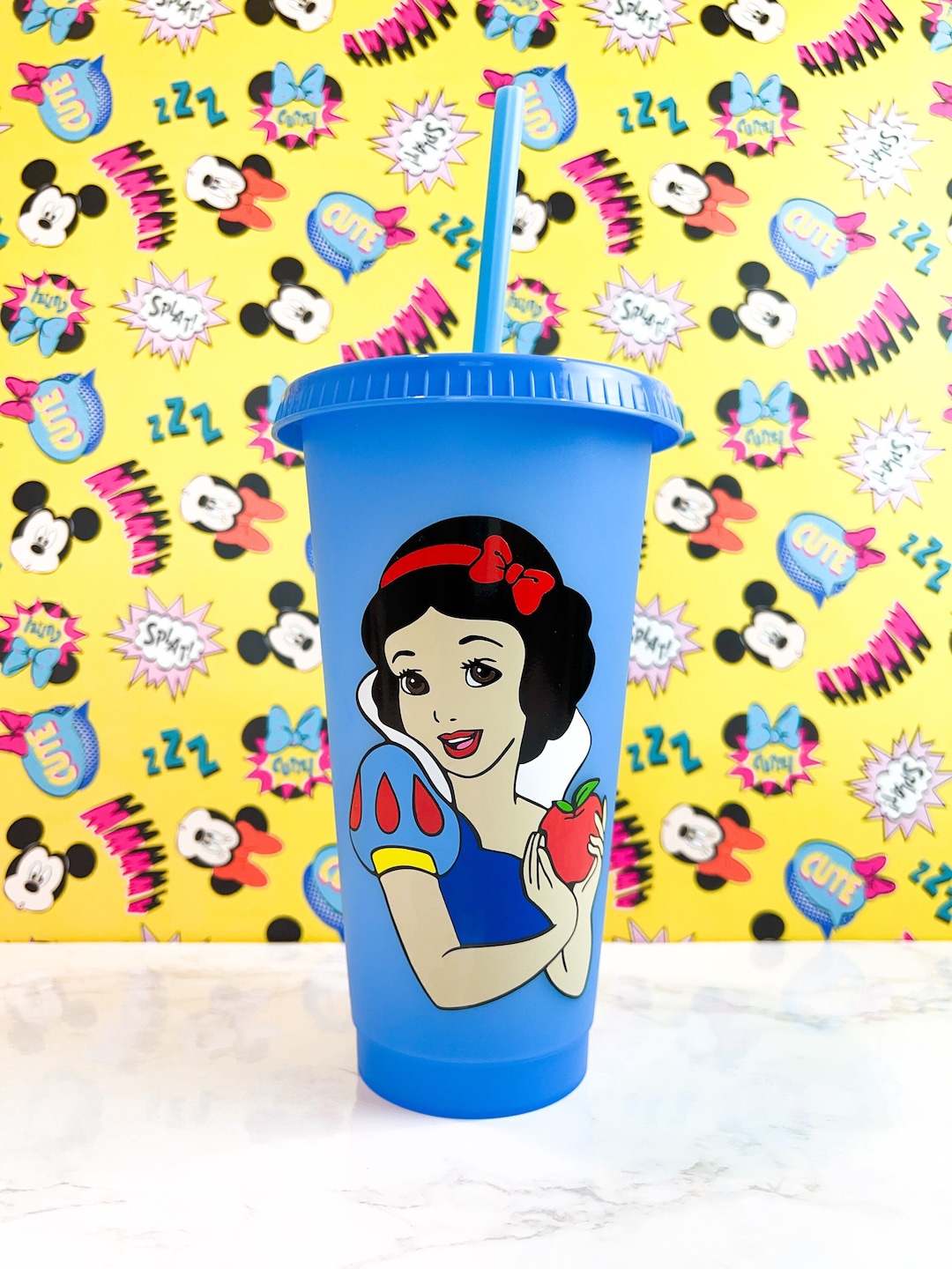 Snow White Cups - 7 Dwarfs - Snow White Movie - Custom Disney Cup ...