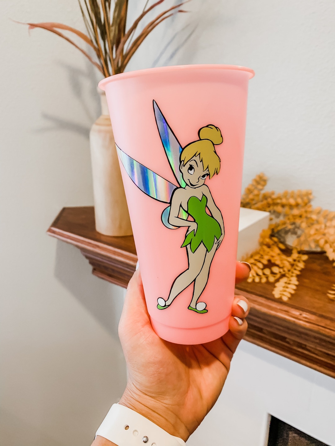 Tinkerbell Cup - Peter Pan Cup - Tinkerbell Tumbler - Tinkerbell Cold ...