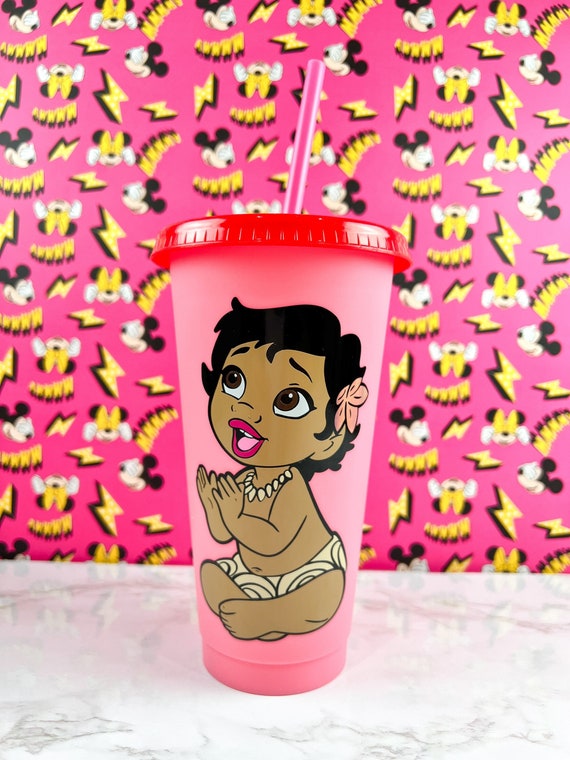Moana Cold Cup Tumbler Baby Moana Cup Baby Moana Cold Cup | Etsy