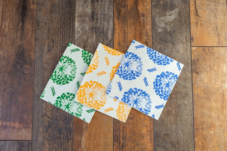 Wettex the Original Swedish Sponge Cloth 4 Pack White | Etsy