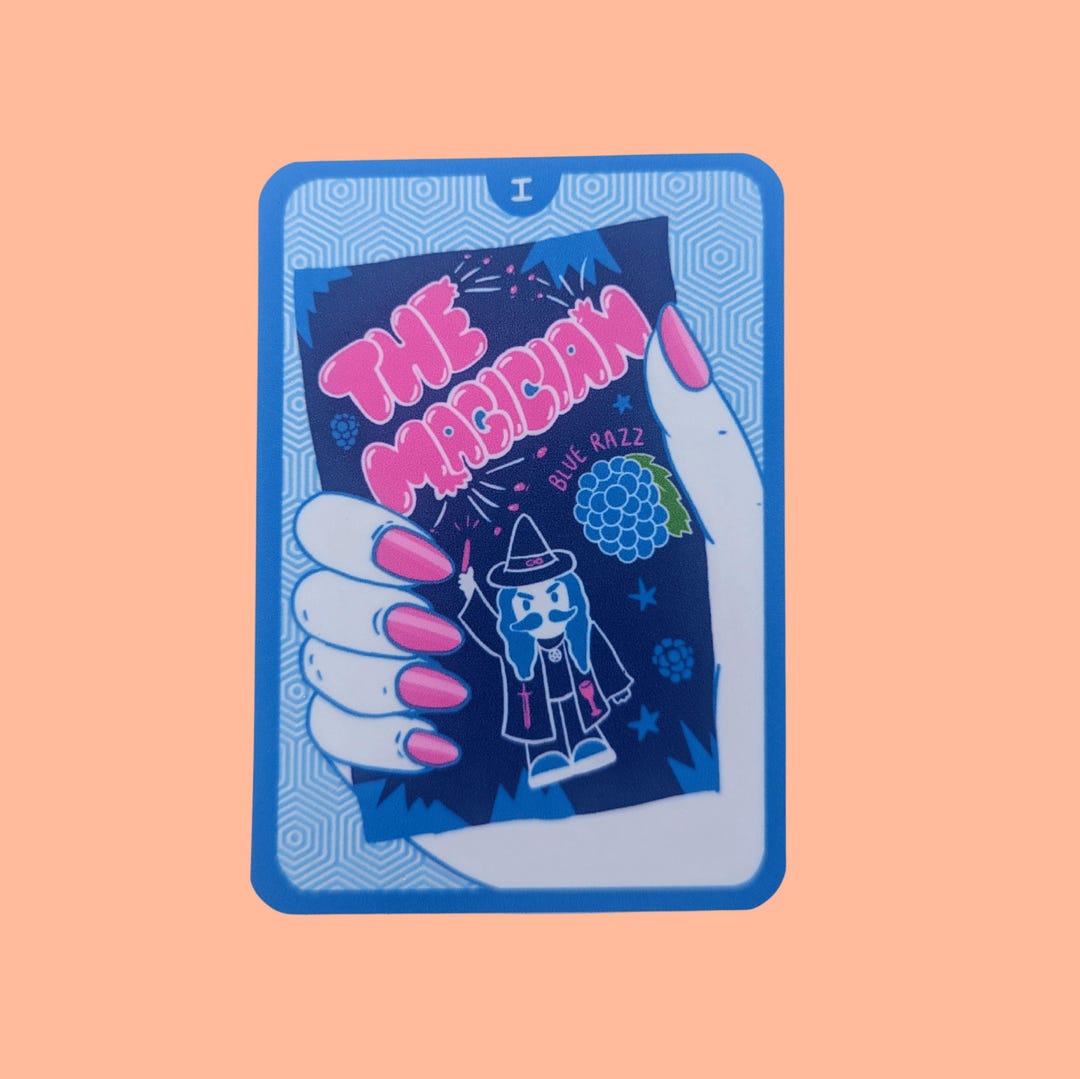 The Magician Waterproof Vinyl Sticker — Cornerstore Tarot | 2.5"x3.5 ...
