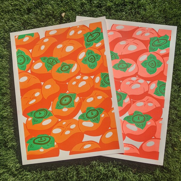 Risograph Print - Etsy