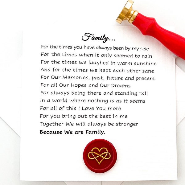 Family Poems - Etsy