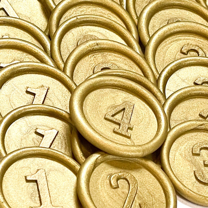 Table Number Stamps - Etsy