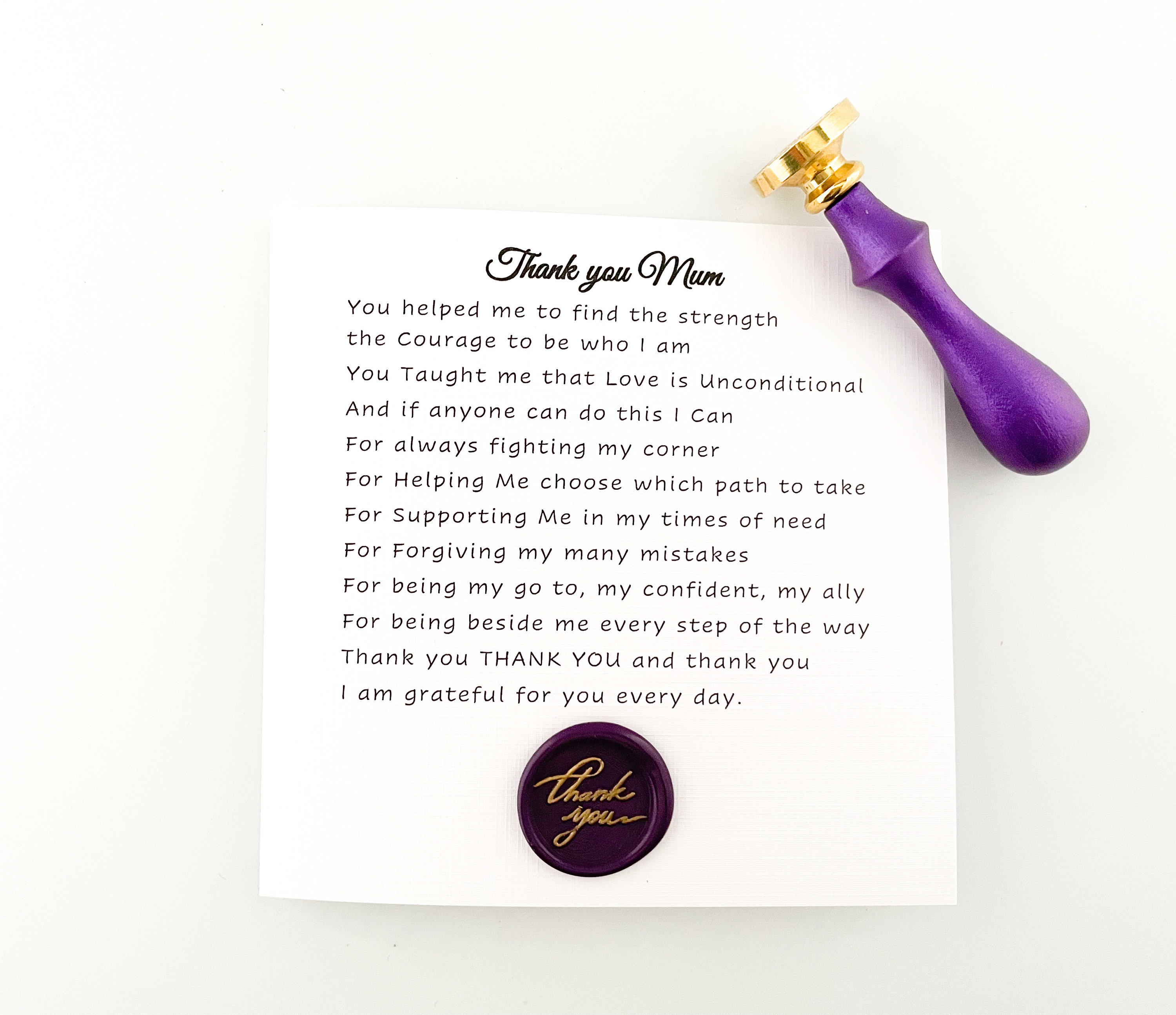 Thank You for Your Support Card Thank You Gratitude Card | Etsy