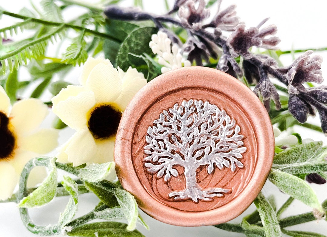 Tree Wax Stamp Seal Family Tree Roots Nature Theme Self - Etsy