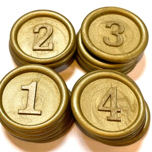 Wedding Seating Plan Table Numbers, Wax Seal Stickers Self Adhesive Wax ...