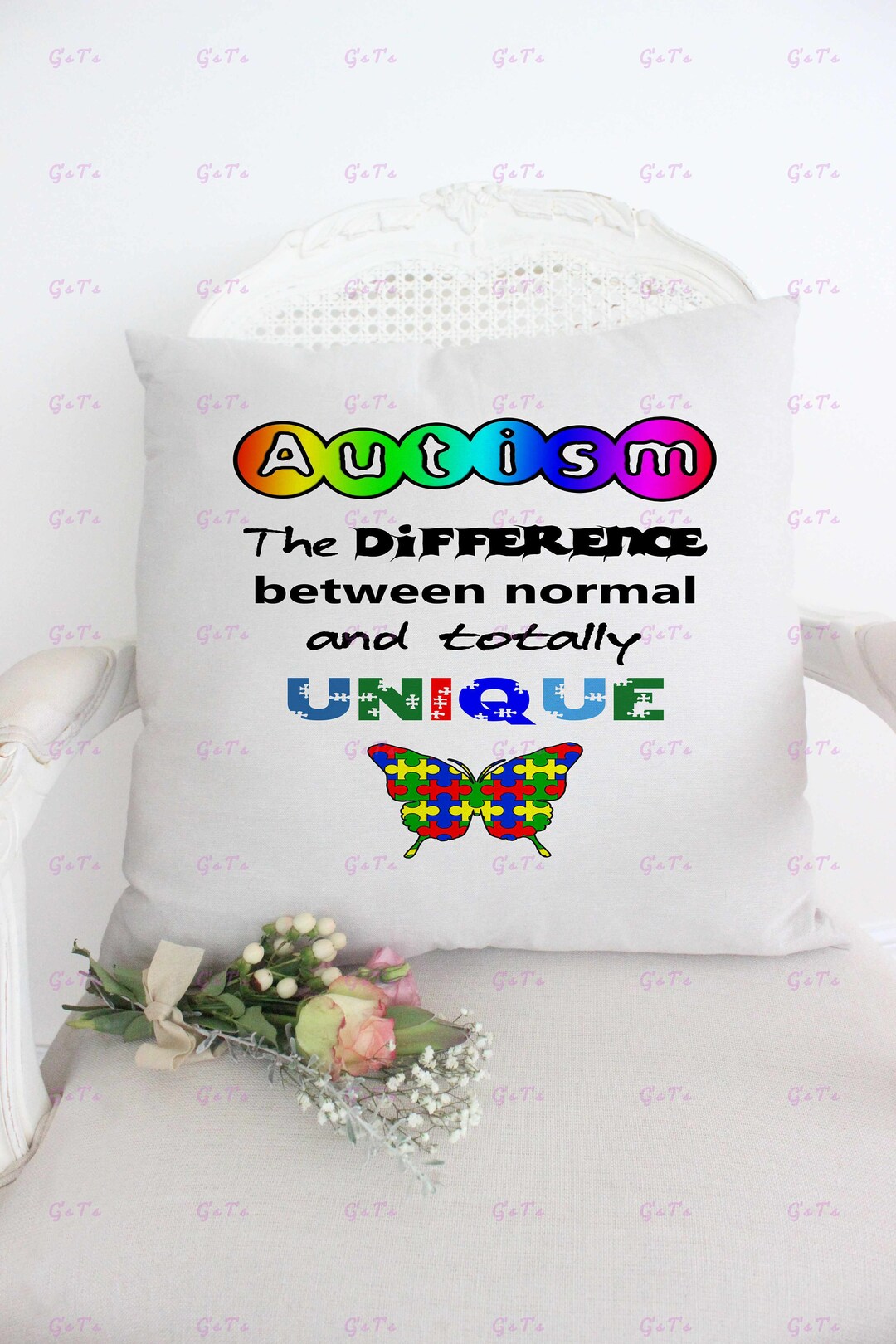 Autism Aware Cushion Autism Lockdown Pillows Family - Etsy