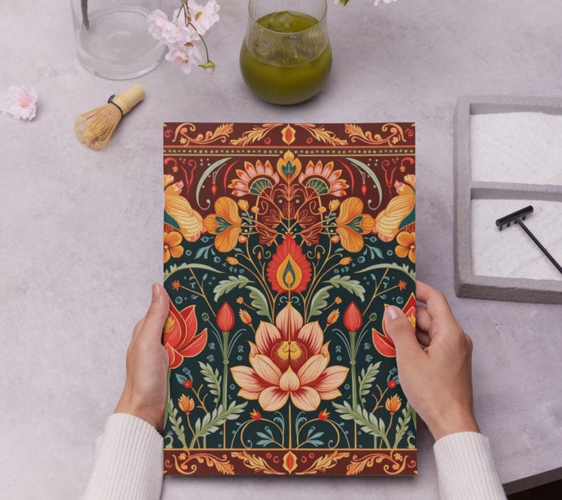 Sri Lanka Paintings SEAMLESS Patterns - Sinhala Culture Digital Paper ...