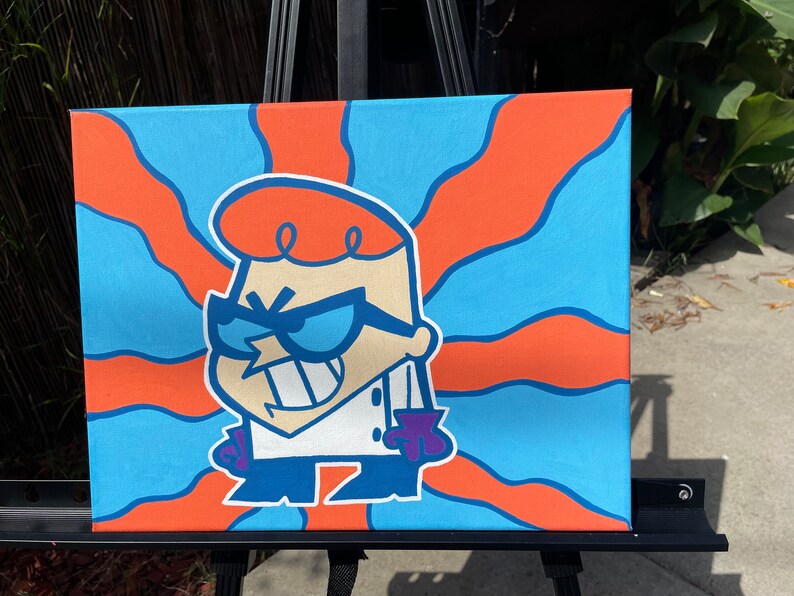 Cartoon Network Dexters Laboratory Canvas Art Painting - Etsy