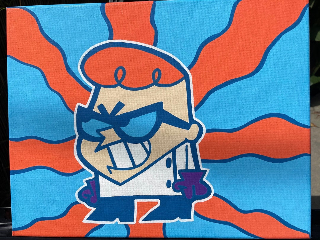 Cartoon Network Dexters Laboratory Canvas Art Painting - Etsy