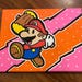 Paper Mario 11”x14”- Vibrant Artwork, Acrylic Painting, Canvas Art ...