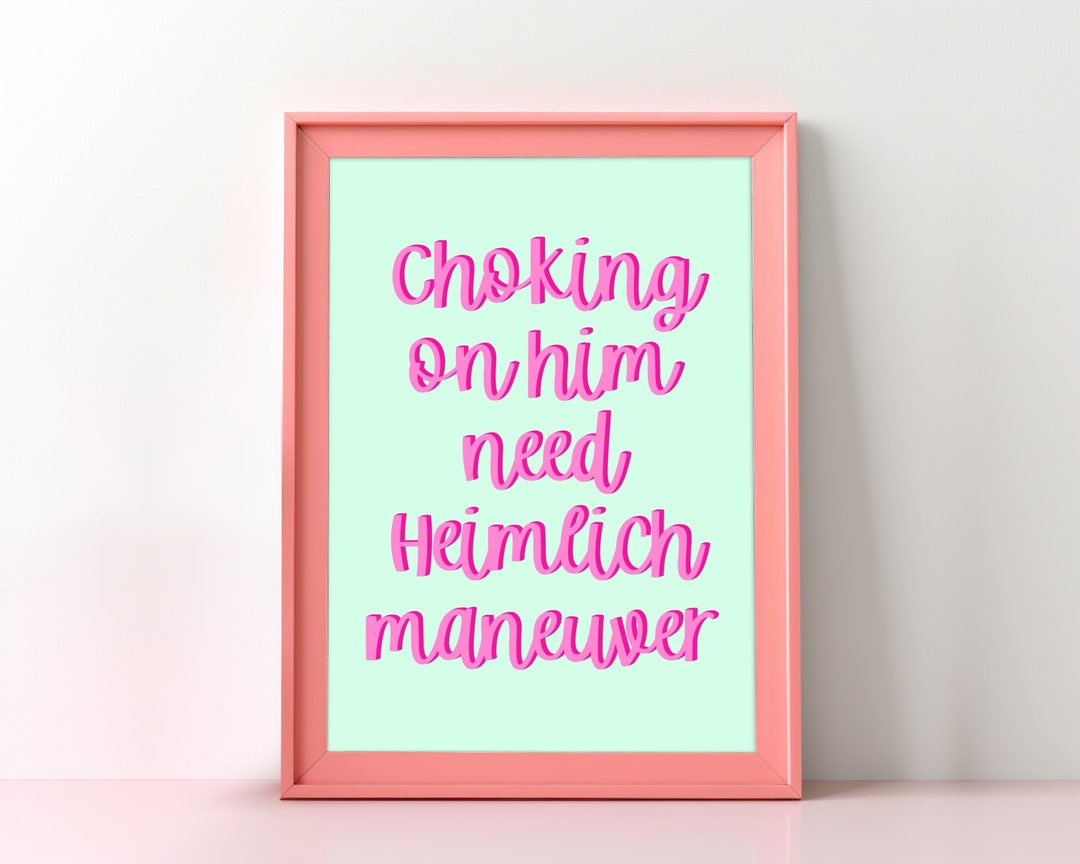 Choking on Him Need Heimlich Maneuver Sabrina Carpenter Nosense Extra L ...