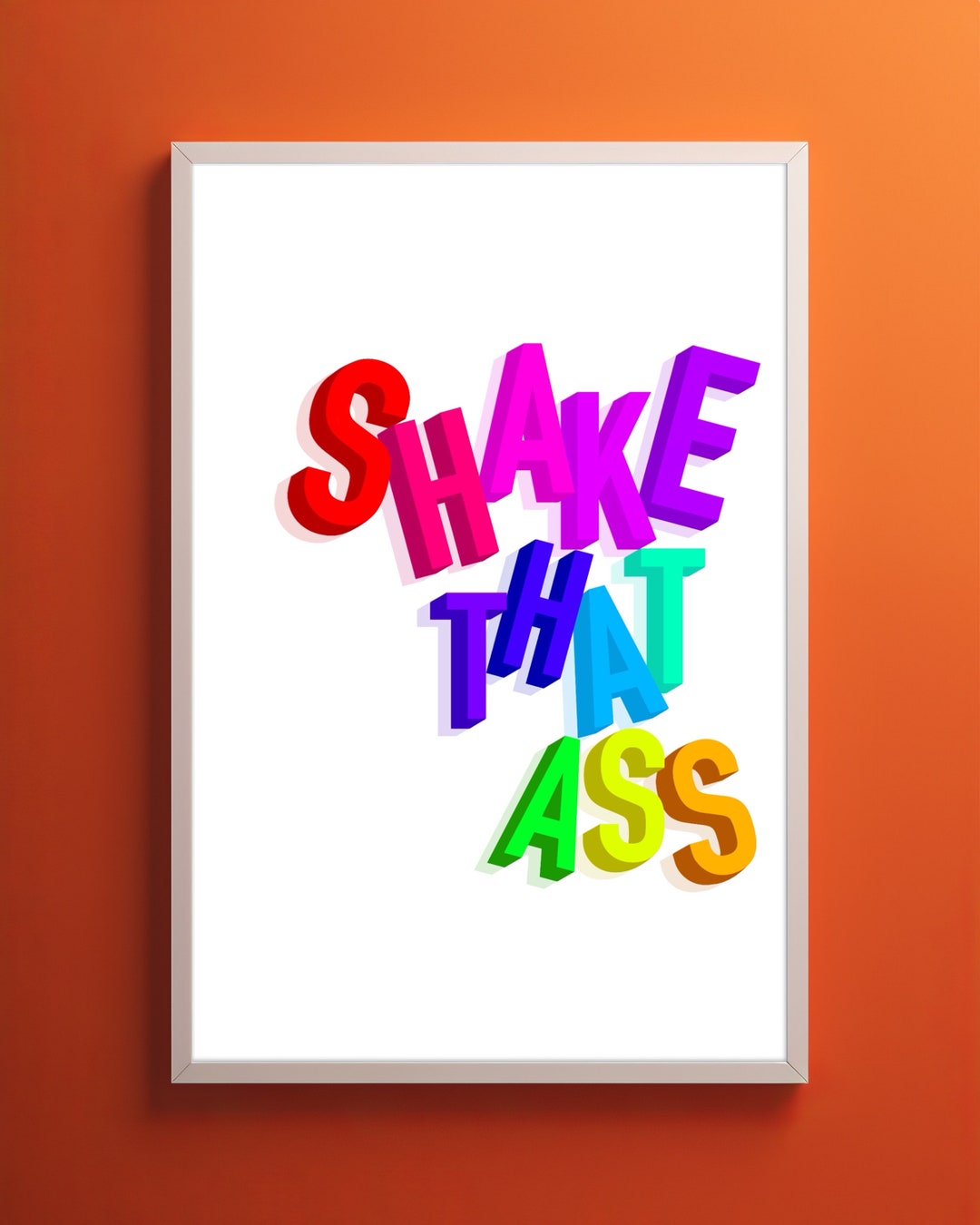 Shake That A Eminem Just Lose It Lyrics Print Bedroom and Office Wall ...