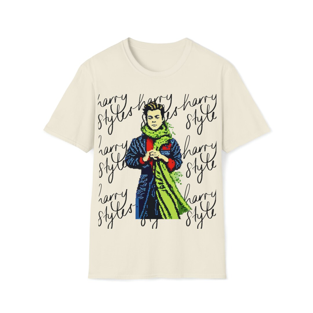 Harry Styles Pixel Art Softstyle T-shirt - Etsy