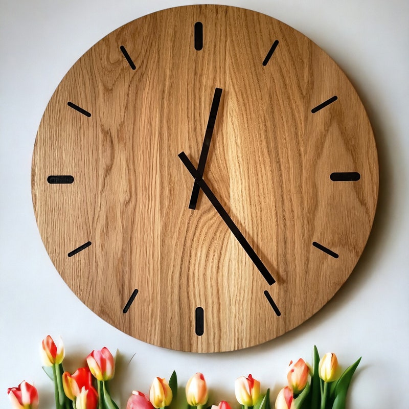 Wood Clock - Etsy