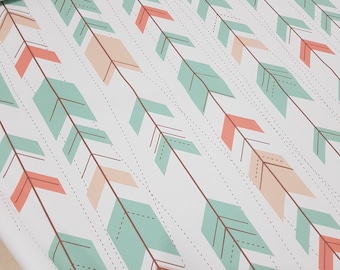 Black Arrow Minimalistic Fabric Arrow Stripes Grey by Littlearrowdesign ...