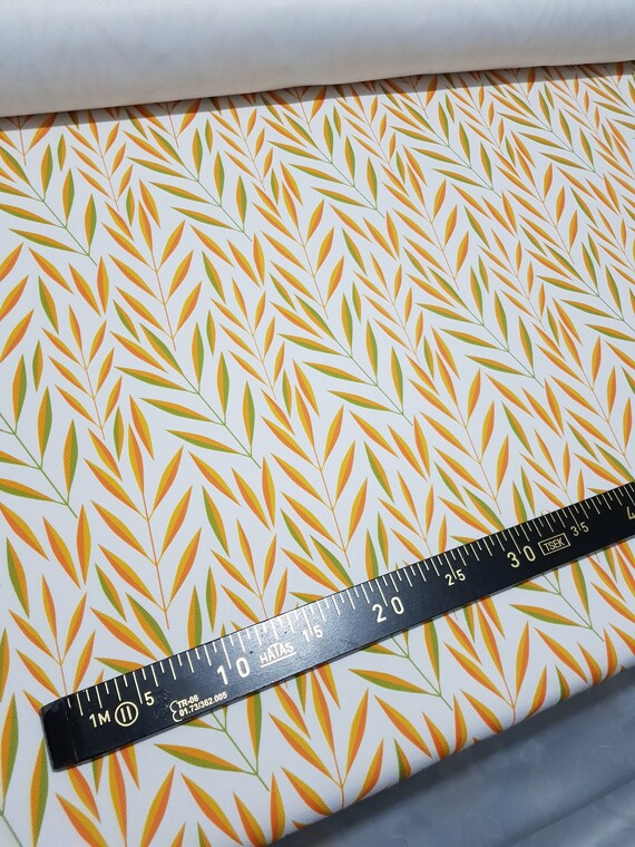 Leaf Fabric Leaf Pattern Upholstery Fabric Forrest Fabric - Etsy